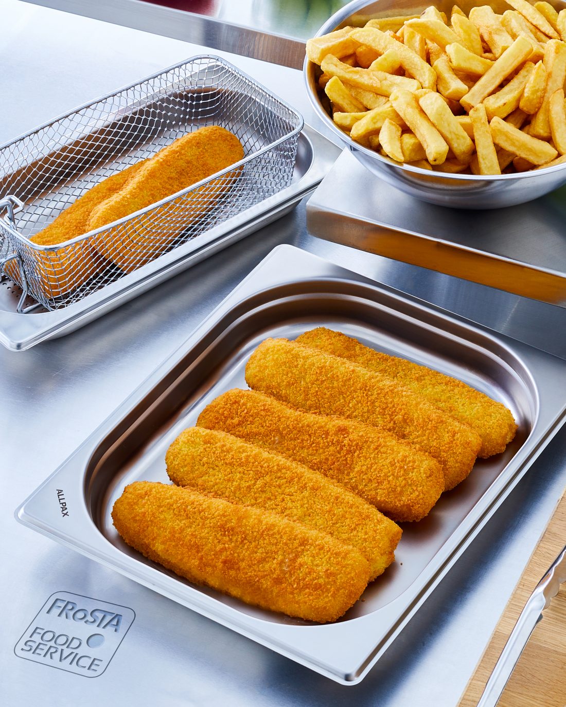 MSC Breaded Formed Alaska Pollock Fillet, approx. 190g - Foodservice EN